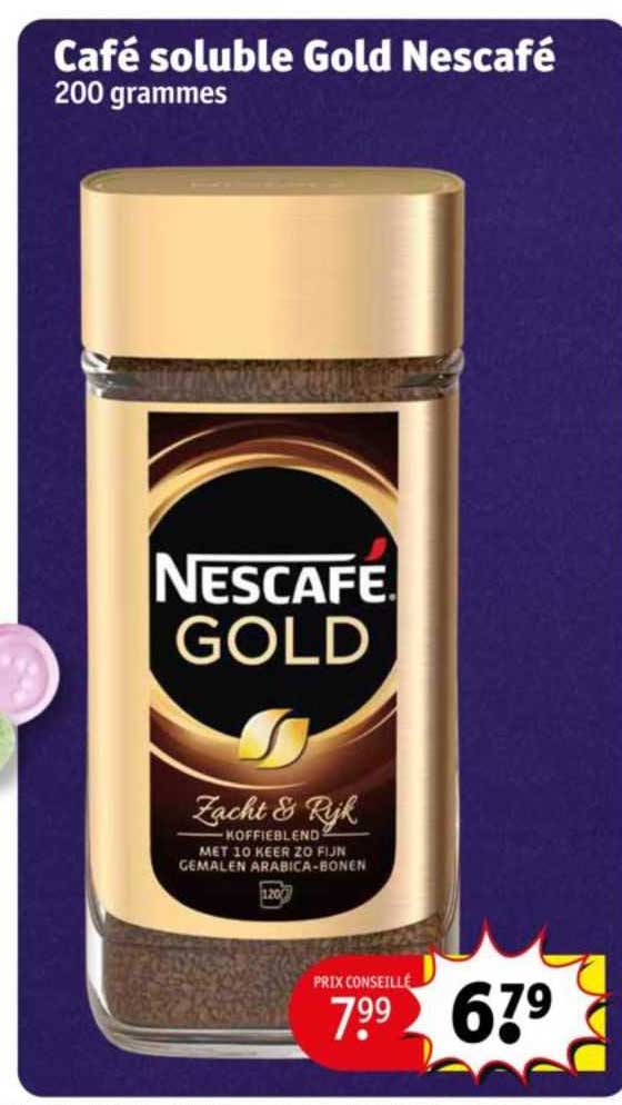Promo Café Soluble Gold Nescafé chez Kruidvat - iCatalogue.fr