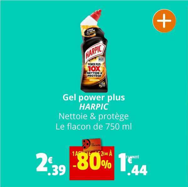 Promo Gel Power Plus Harpic chez Coccinelle Supermarché - iCatalogue.fr