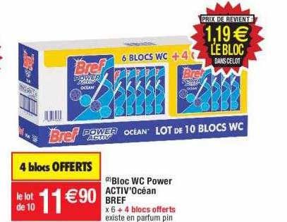 Promo Bloc Wc Power Activ'océan Bref chez Cora - iCatalogue.fr
