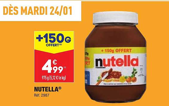 Promo Nutella chez Aldi - iCatalogue.fr