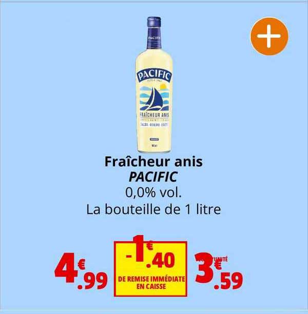 Promo Fraîcheur Anis Pacific chez Coccinelle Supermarché - iCatalogue.fr