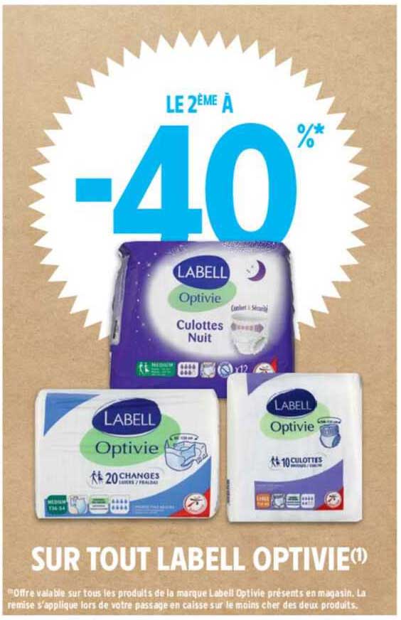 Promo Labell Optivie chez Intermarché - iCatalogue.fr