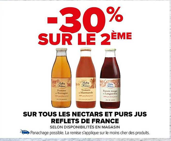 Promo Les Nectars Et Purs Jus Reflets De France chez Carrefour ...