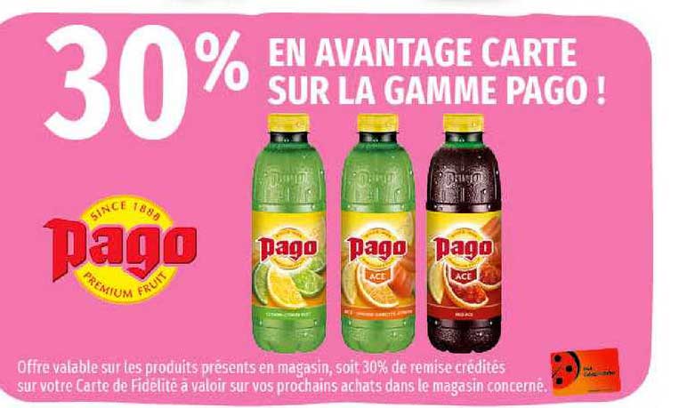 Promo La Gamme Pago! chez Coccinelle Supermarché - iCatalogue.fr