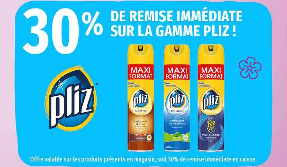 Promo La Gamme Pliz ! chez Coccinelle Supermarché - iCatalogue.fr