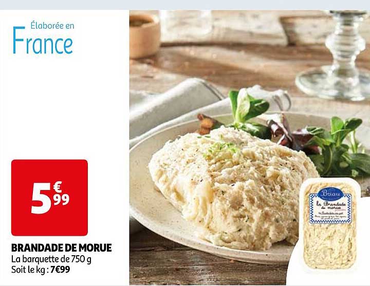 Promo Brandade De Morue chez Auchan - iCatalogue.fr