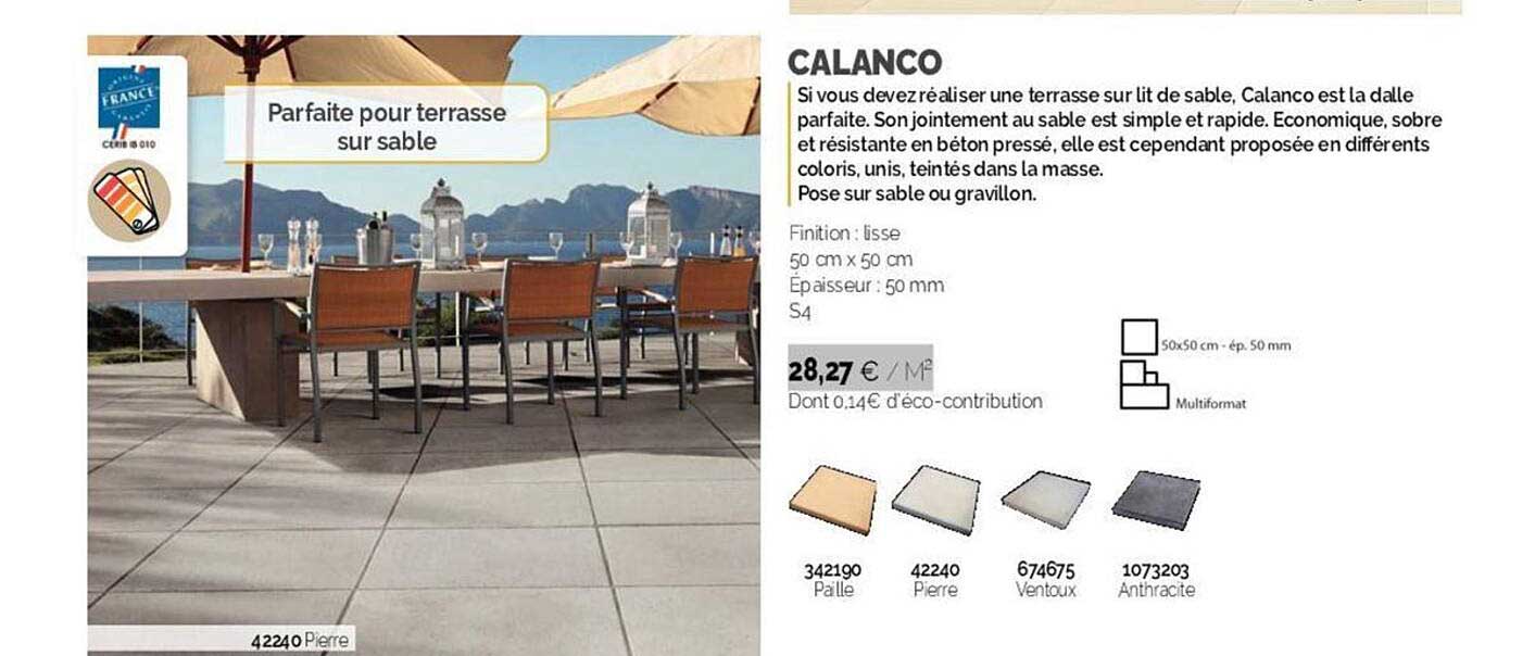 Promo Calanco chez Doras - iCatalogue.fr