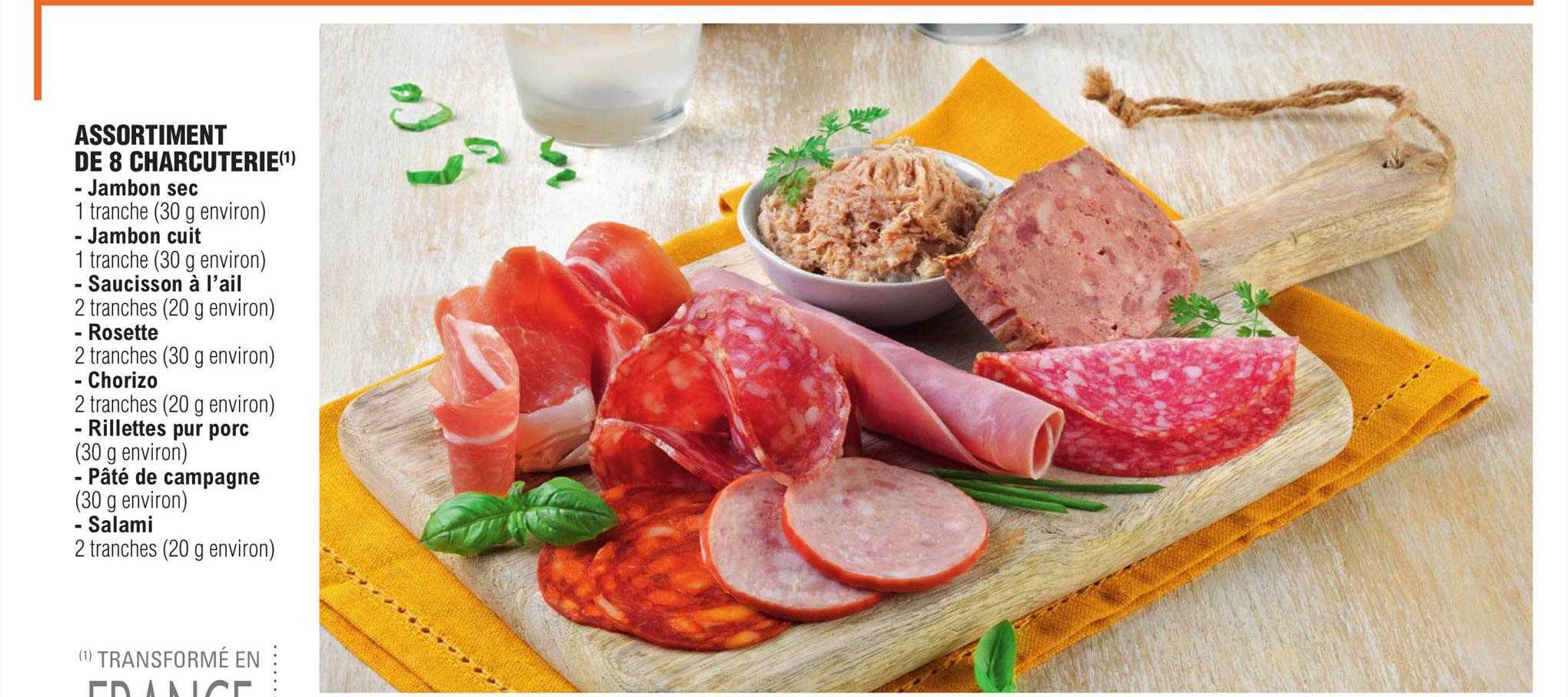 Promo Assortiment De 8 Charcuterie chez E.Leclerc - iCatalogue.fr