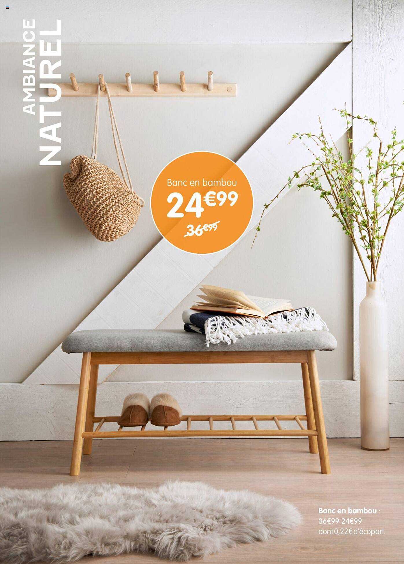 Promo Banc En Bambou chez Babou - iCatalogue.fr