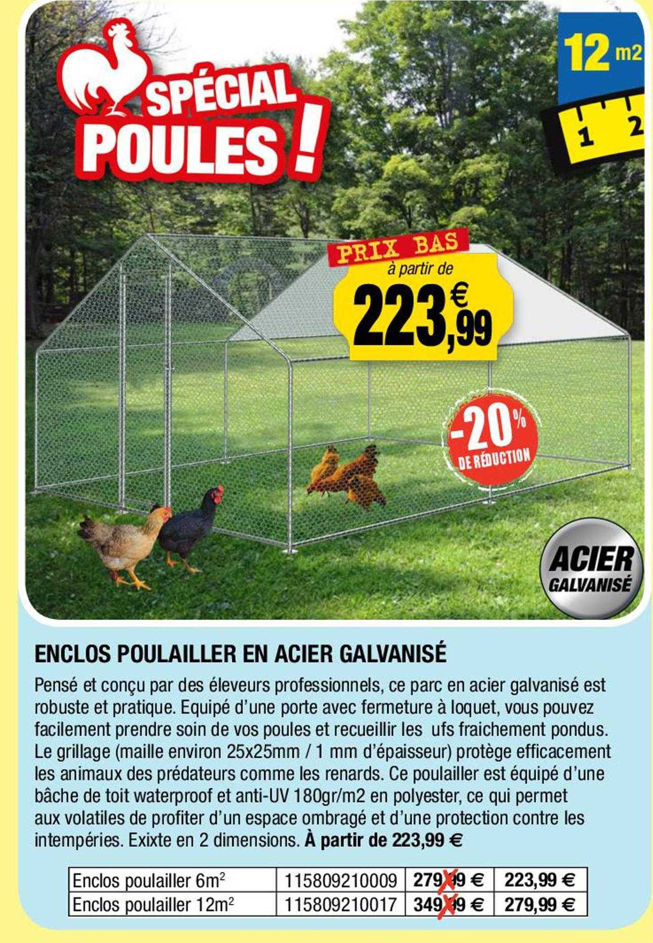 Offres Poulailler Enclos Promo Actuelles de la Semaine | iCatalogue.fr