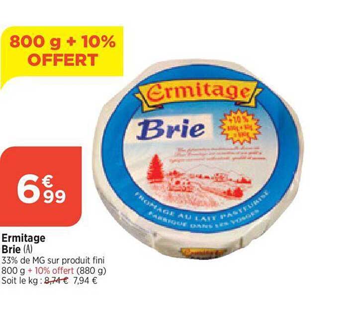 Promo Ermitage Brie chez Atac - iCatalogue.fr