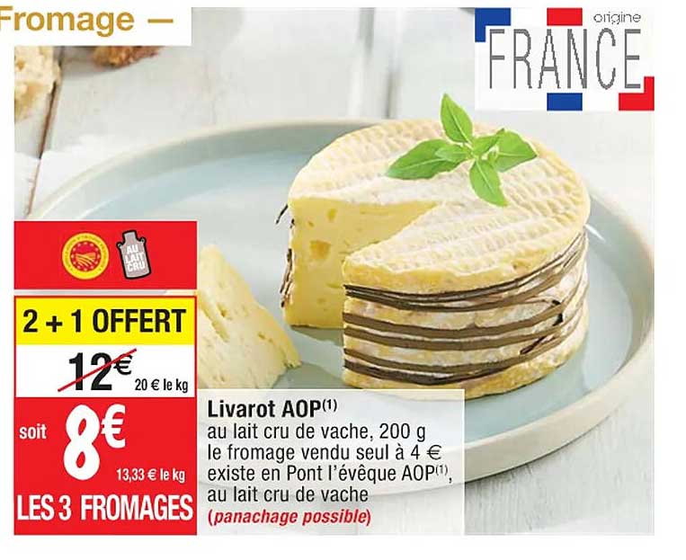 Promo Livarot Aop chez Cora - iCatalogue.fr
