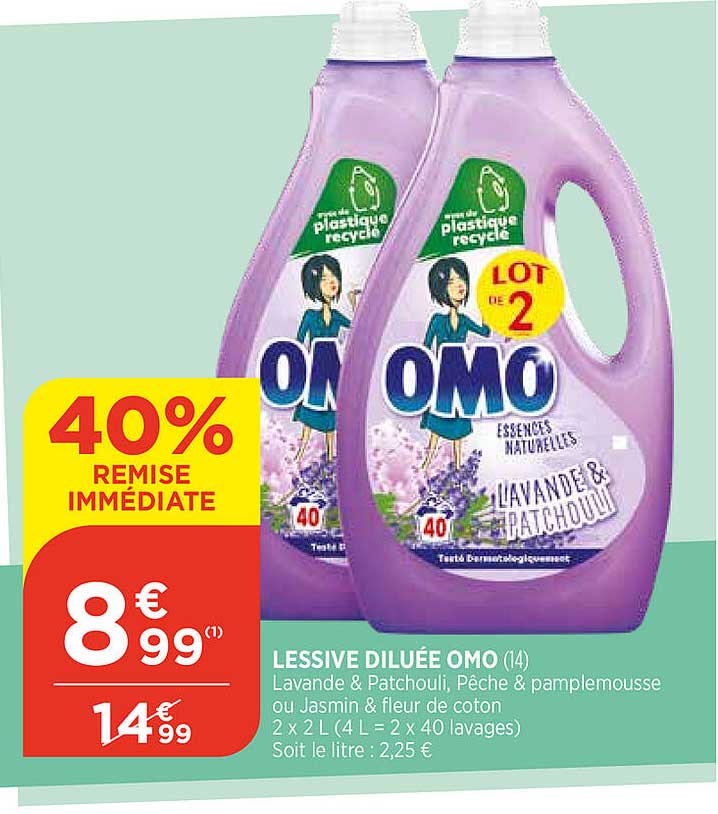 Promo Lessive Diluée Omo chez Atac - iCatalogue.fr