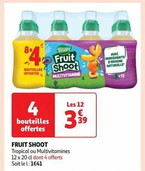 Promo Fruit Shoot chez Auchan - iCatalogue.fr