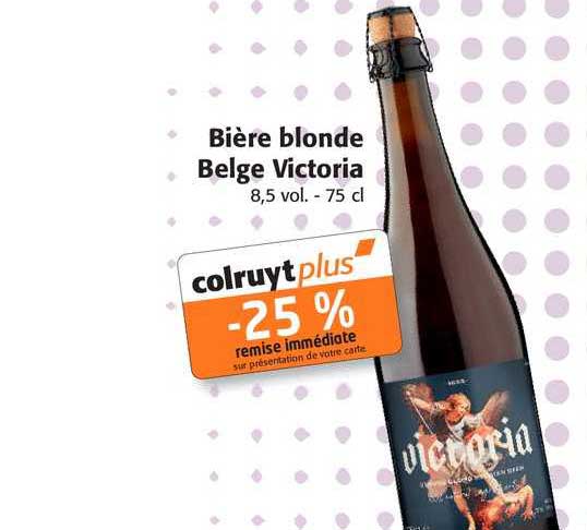 Promo Bière Blonde Belge Victoria chez Colruyt - iCatalogue.fr