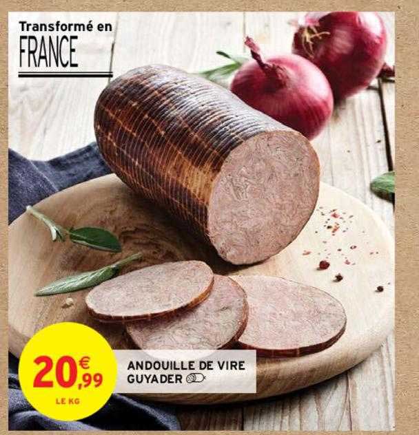 Promo Andouille De Vire Guyader chez Intermarché Hyper - iCatalogue.fr