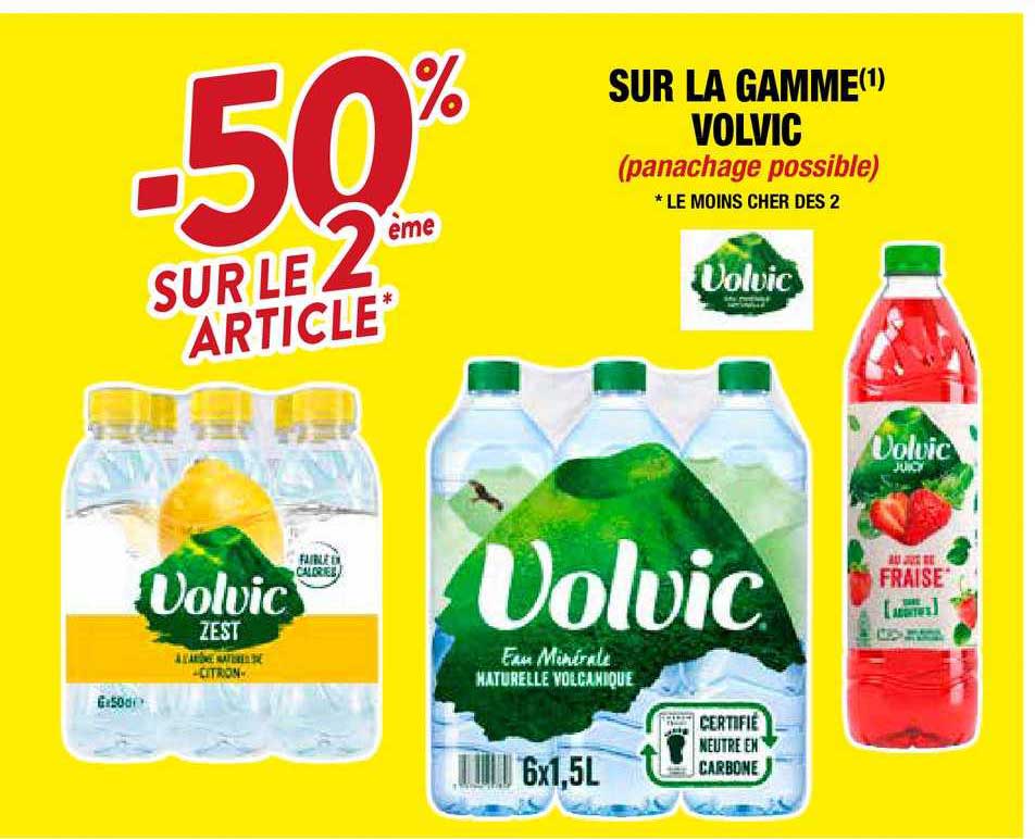 Promo La Gamme Volvic chez Migros France - iCatalogue.fr