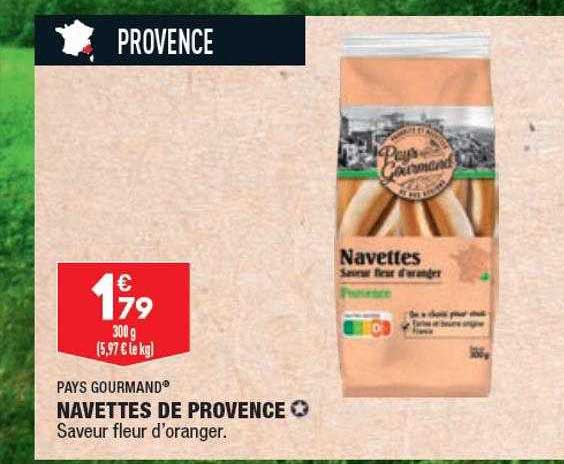Promo Navettes De Provence Pays Gourmand chez Aldi - iCatalogue.fr
