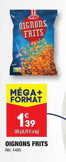 Promo Oignons Frits chez Aldi - iCatalogue.fr