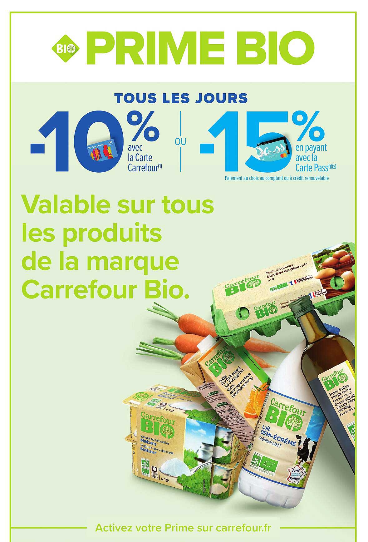 Promo La Marque Carrefour Bio chez Carrefour Market - iCatalogue.fr