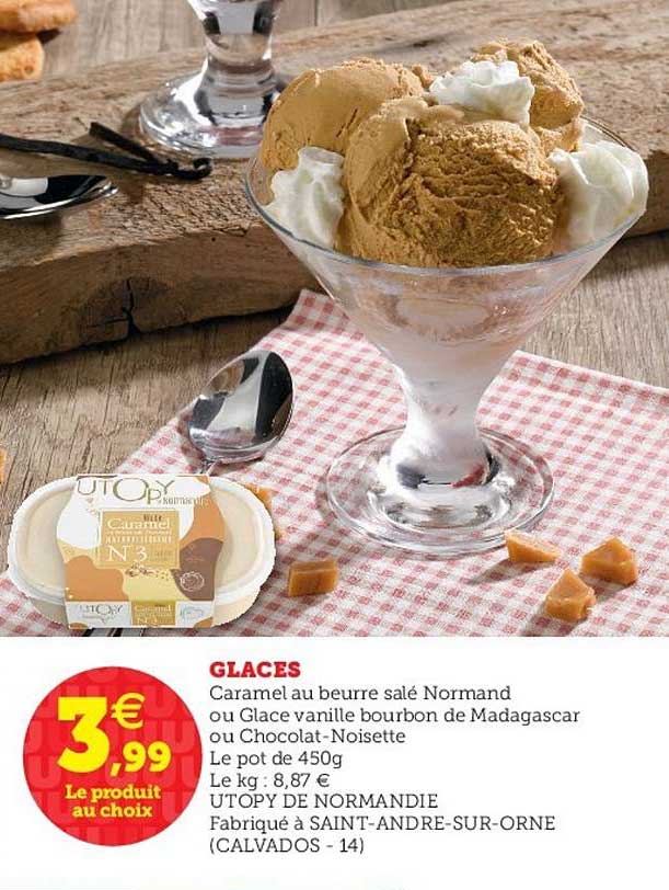 Promo Glaces chez Hyper U - iCatalogue.fr