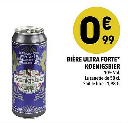 Promo Bière Ultra Forte Koenigsbier chez Supeco - iCatalogue.fr