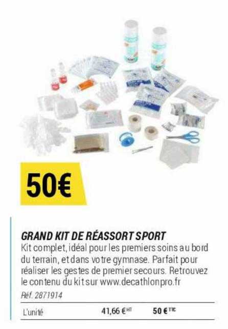 Offre Grand Kit De Réassort Sport chez Decathlon