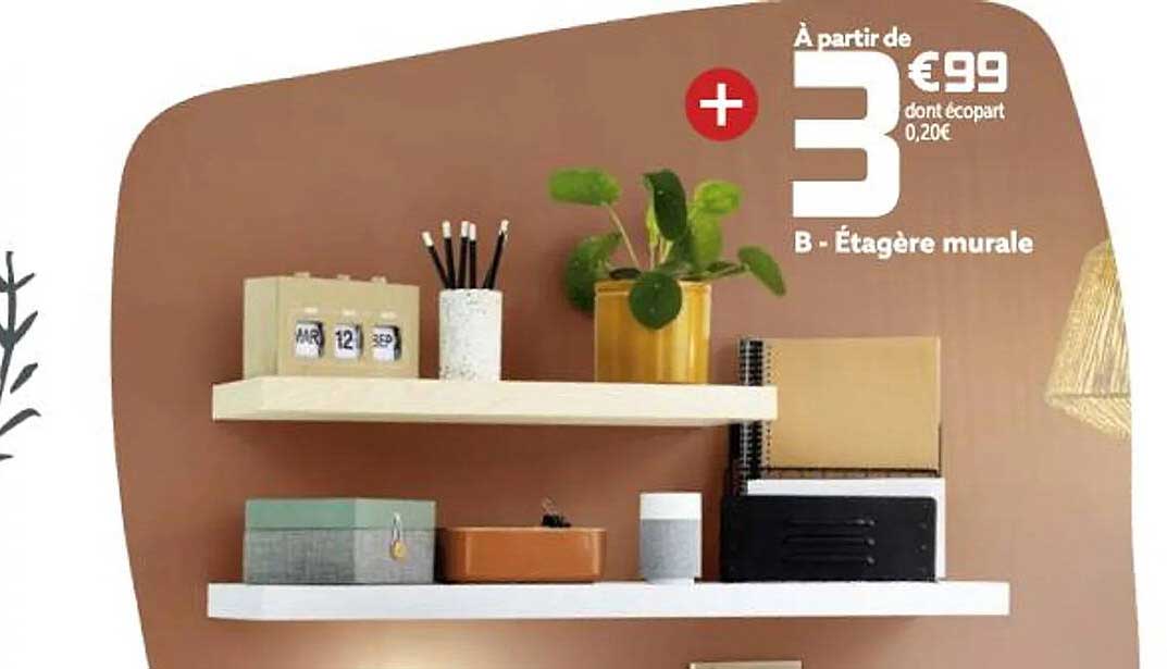 Promo étagère Murale chez GiFi - iCatalogue.fr