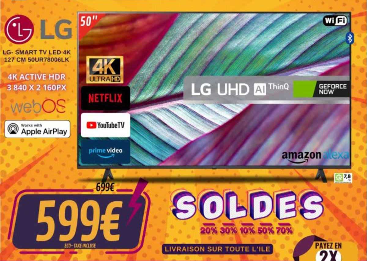 Promo Lg - Smart Tv Led 4k 127 Cm chez Expert - iCatalogue.fr