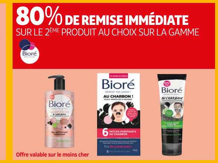 Promo La Gamme Bioré chez Auchan - iCatalogue.fr