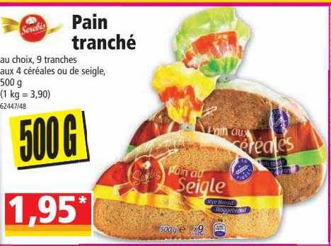 Promo Serebis Pain Tranché chez Norma - iCatalogue.fr