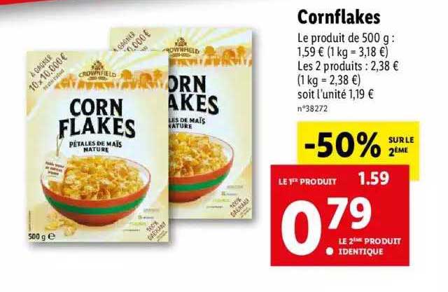 Promo Cornflakes chez Lidl - iCatalogue.fr
