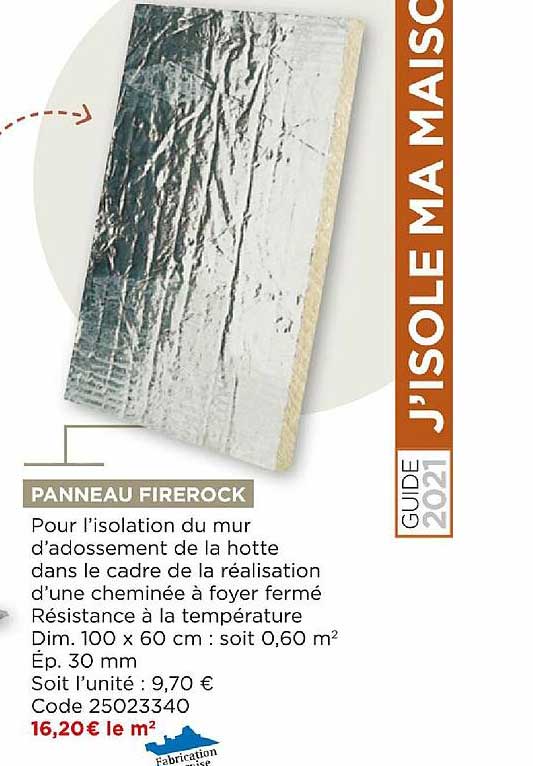 Promo Panneau Firerock chez Bricomarché - iCatalogue.fr