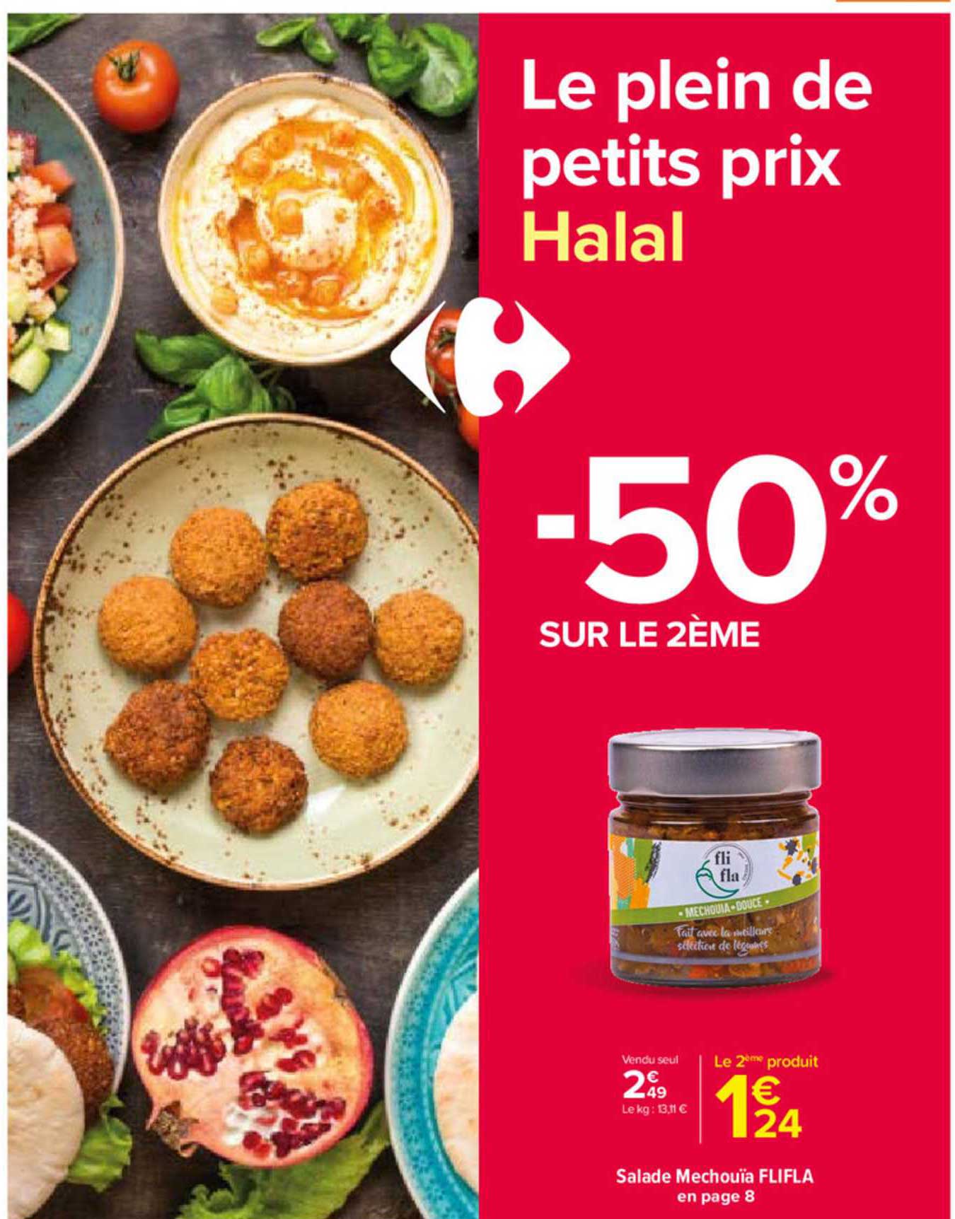 Promo Salade Mechouïa Flifla chez Carrefour - iCatalogue.fr