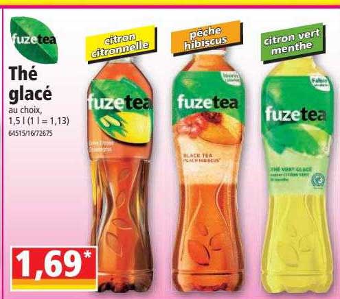 Promo Thé Glacé Fuze Tea chez Norma - iCatalogue.fr