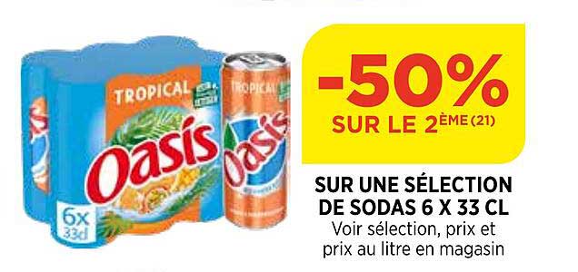 Promo Sodas 6 X 33 Cl chez Maximarché - iCatalogue.fr