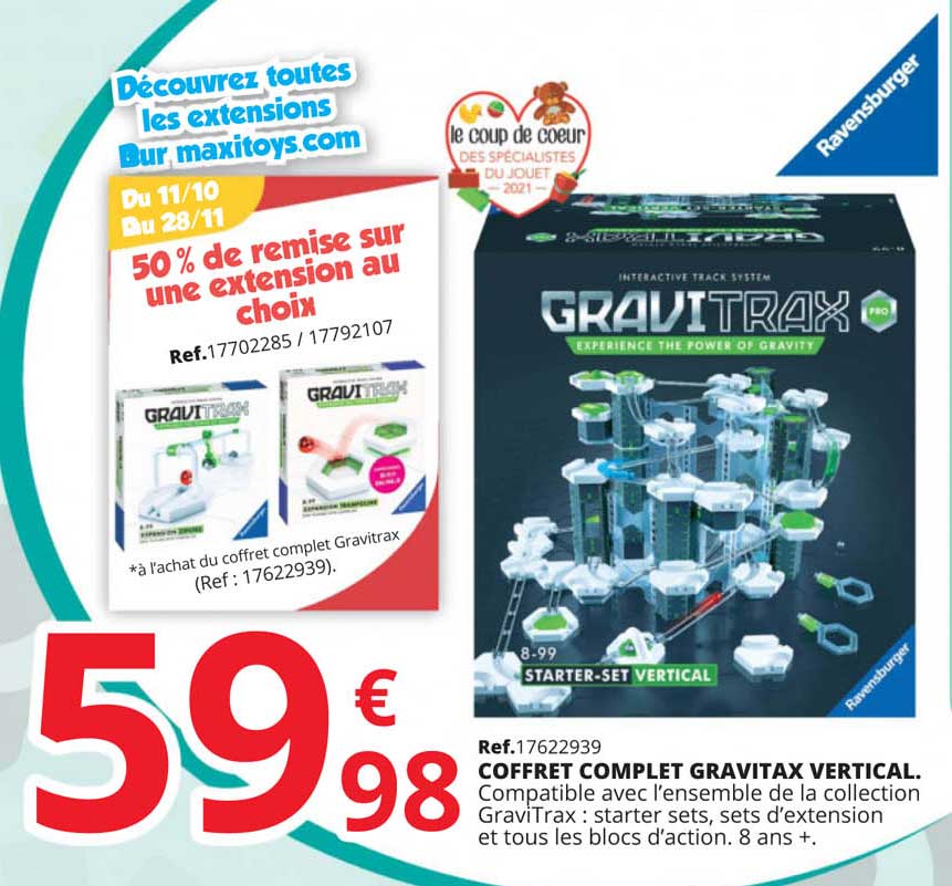 Promo Coffret Complet Gravitax Vertical chez Maxi Toys - iCatalogue.fr