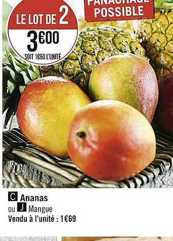 Promo Ananas, Mangue chez Casino Supermarchés - iCatalogue.fr
