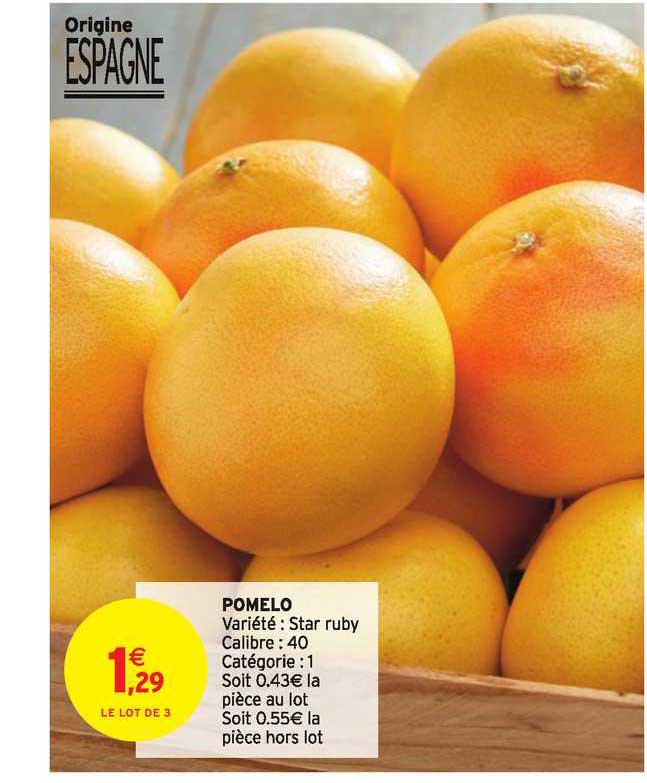 Promo Pomelo chez Intermarché - iCatalogue.fr