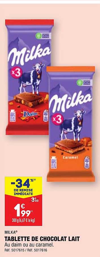 Promo Milka Tablette De Chocolat Lait chez Aldi - iCatalogue.fr