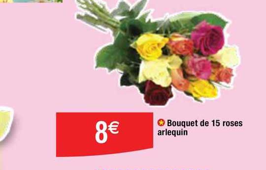 Promo Bouquet De Roses Arlequin chez Lidl - iCatalogue.fr