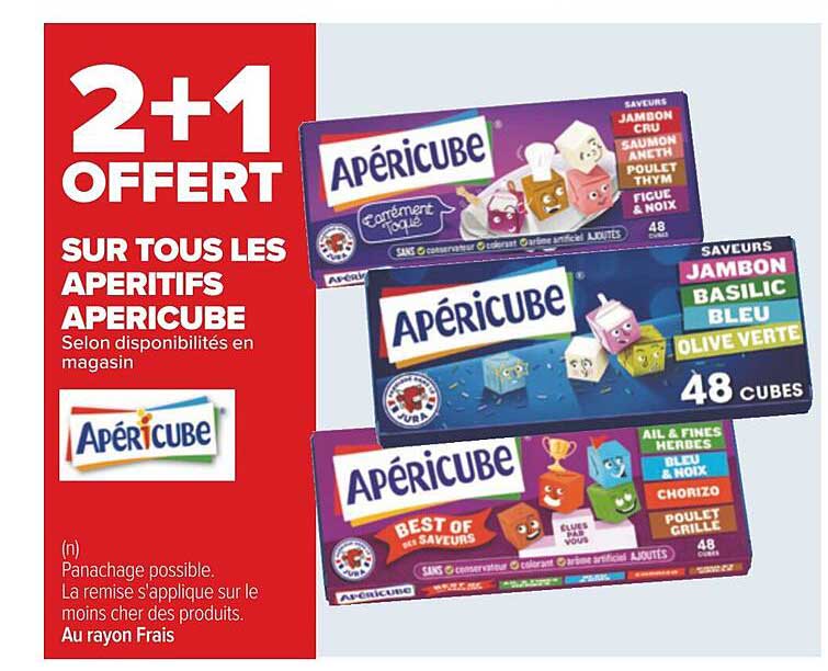 Promo Apéritifs Apéricube chez Carrefour - iCatalogue.fr