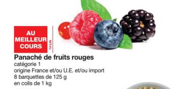 Promo Panaché De Fruits Rouges chez Promocash - iCatalogue.fr