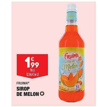Promo Sirop De Melon Fruima chez Aldi - iCatalogue.fr