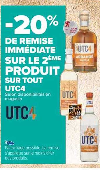 Promo Utc4 chez Carrefour Market - iCatalogue.fr