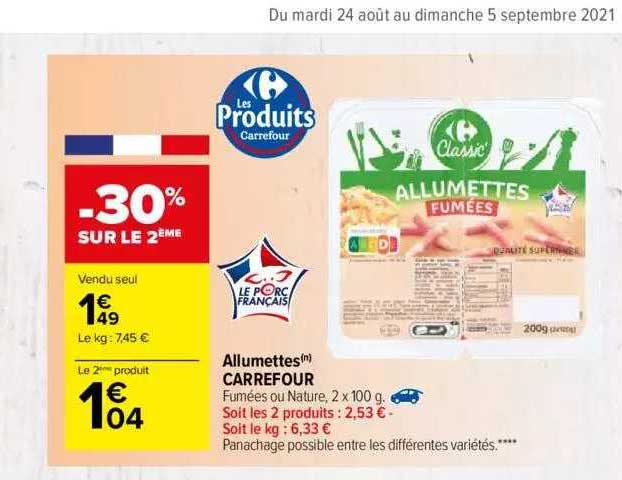 Promo Allumettes Carrefour chez Carrefour Market - iCatalogue.fr