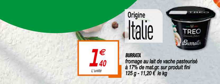 Promo Burrata chez Netto - iCatalogue.fr