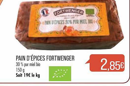 Promo Pain D'épices Fortwenger chez Match - iCatalogue.fr