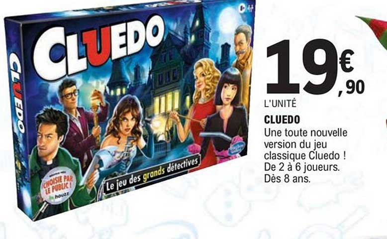 Promo Cluedo chez E.Leclerc - iCatalogue.fr