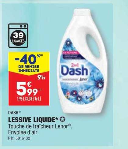 Promo Dash Lessive Liquide chez Aldi - iCatalogue.fr